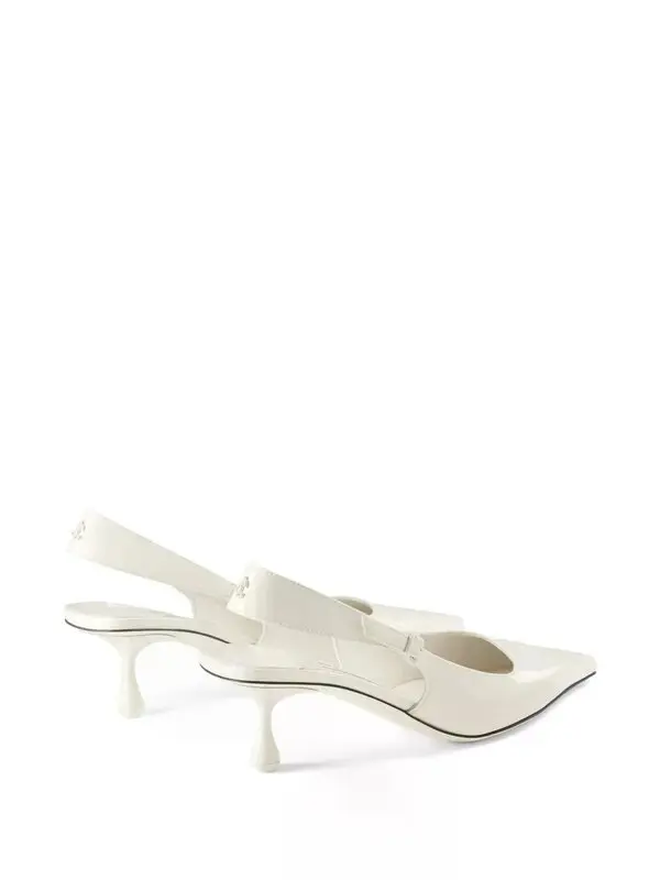 JIMMY CHOO 50mm Amel Patent Leather Slingback Pumps