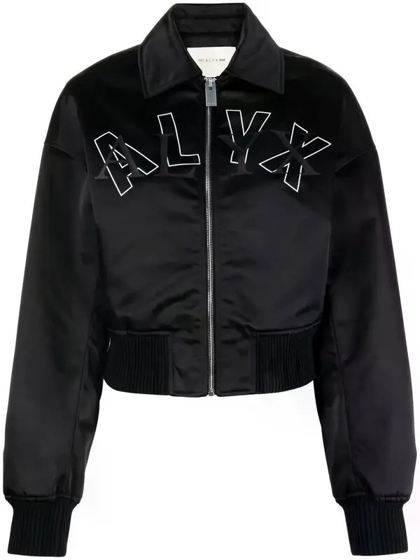 1017 Alyx 9sm Embroidered Logo Bomber Jacket