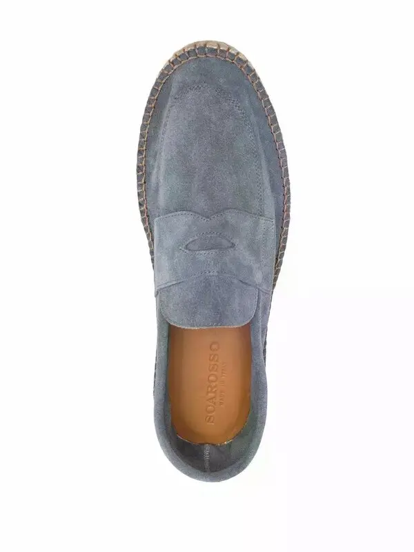 SCAROSSO Diego Jute Espadrilles - Grey