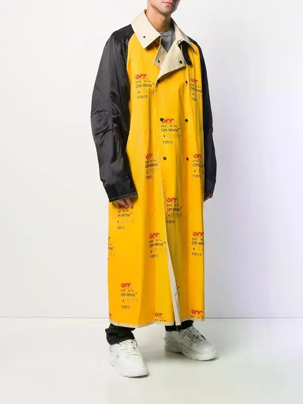 Off-White Industrial Oversized Trench Coat