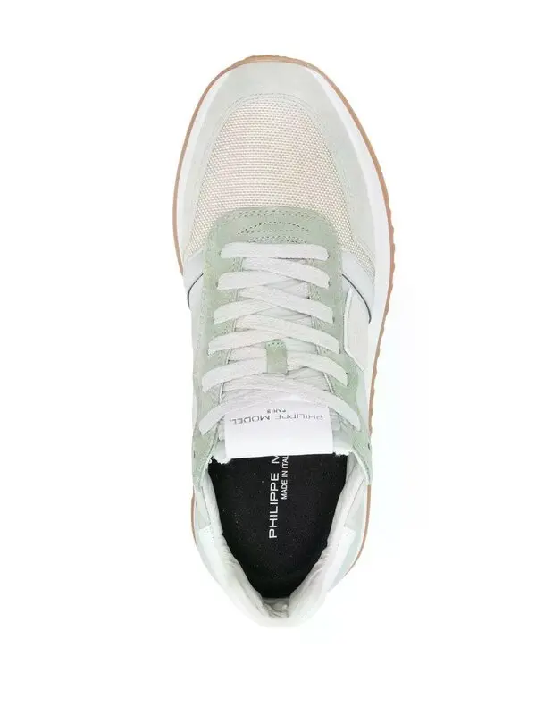 Philippe Model Low-top Suede Sneakers - Green