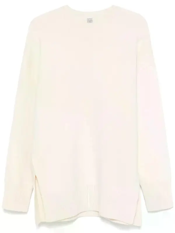 TOTEME Double-knit Wool-cashmere Blend Sweater