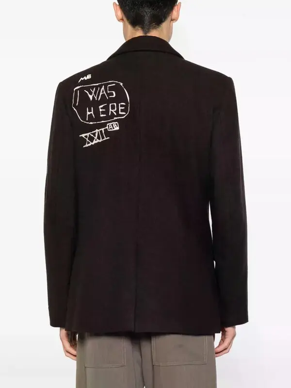 Études Studio Verneuil Embroidered-motif Blazer