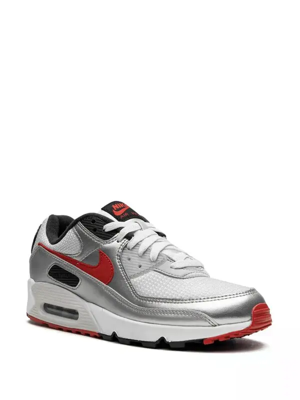Nike Air Max 90 Icons Bullet Sneakers - Silver