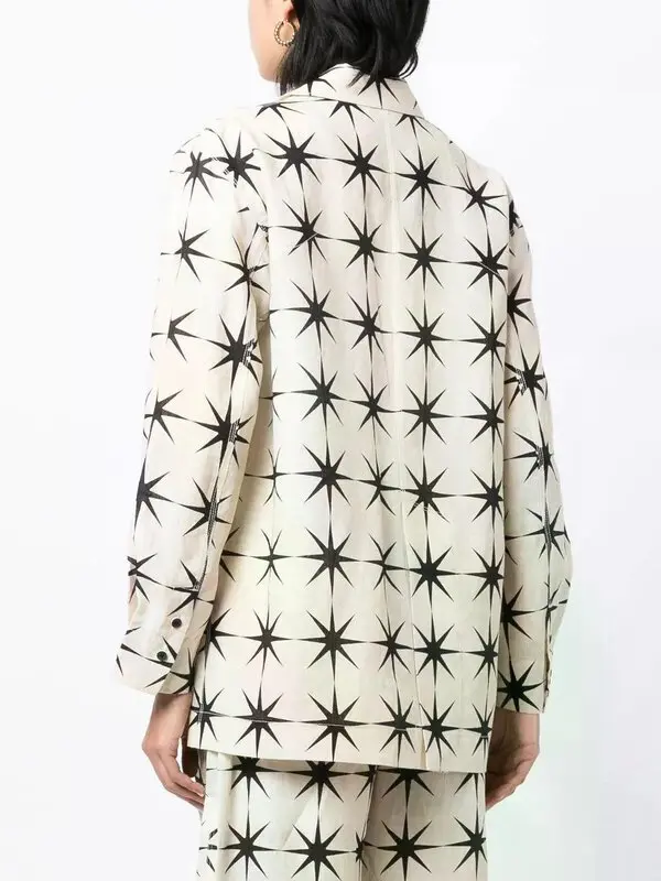 JNBY Printed Linen Blazer