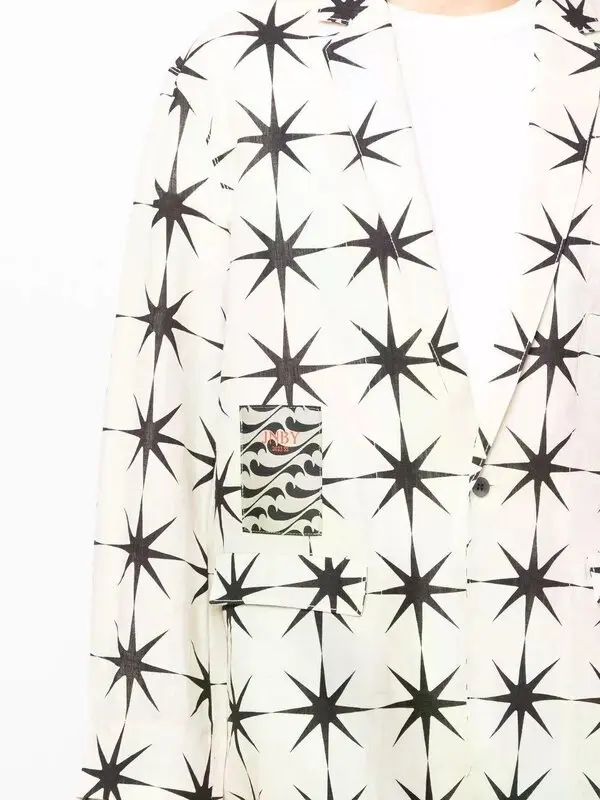 JNBY Printed Linen Blazer