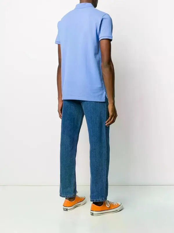 Polo Ralph Lauren Embroidered Logo Short Sleeve Polo Shirt - Blue