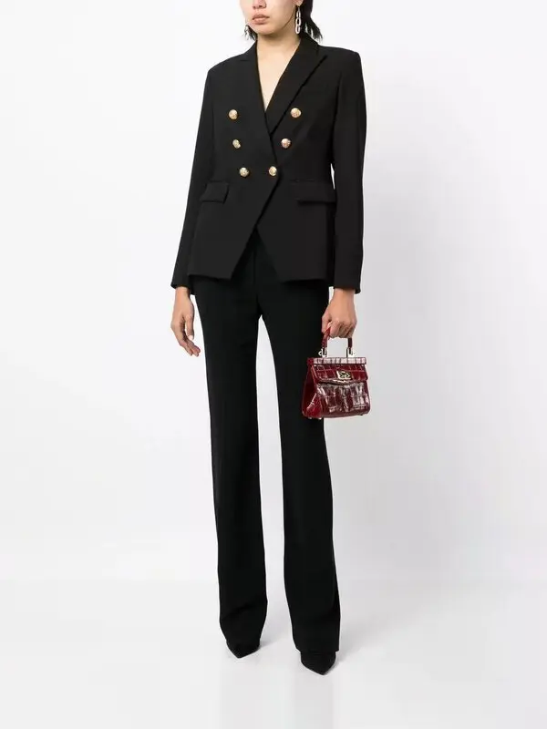 Veronica Beard Double-breasted Blazer With Golden Buttons