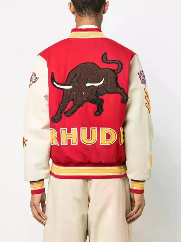 Rhude Bull Market Varsity Jacket