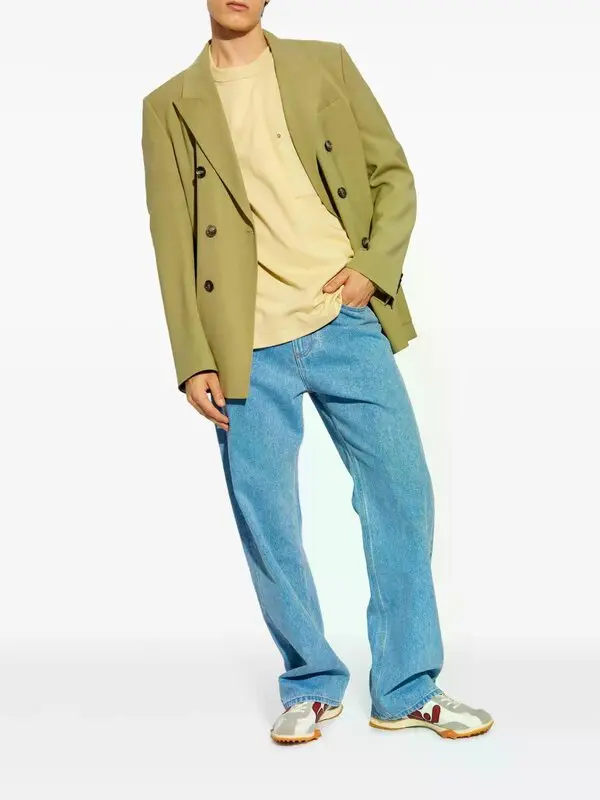 Marni Logo-patch Wide-leg Jeans