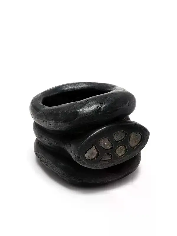 PARTS OF FOUR Stack Ring - Black