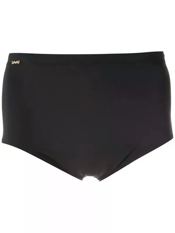 AMIR SLAMA Paneled Trunks - Black