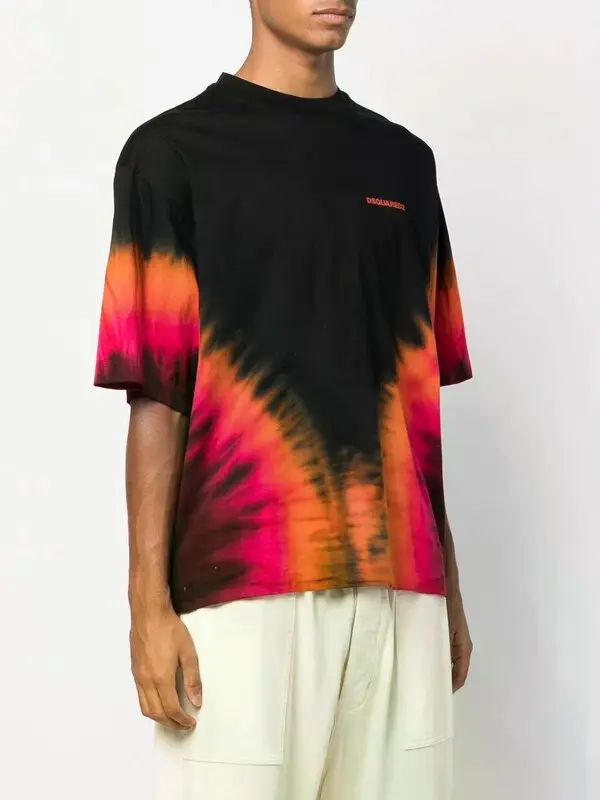 Dsquared2 Tie-dye Logo-print T-shirt