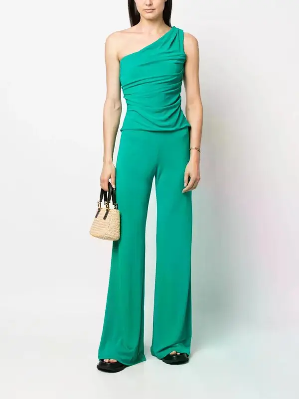 Alberta Ferretti High-waisted Flared Trousers