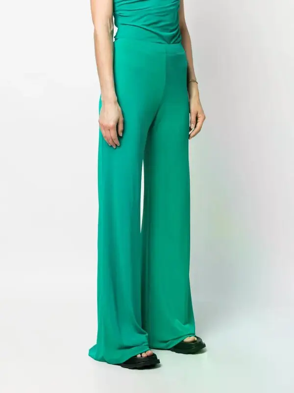 Alberta Ferretti High-waisted Flared Trousers