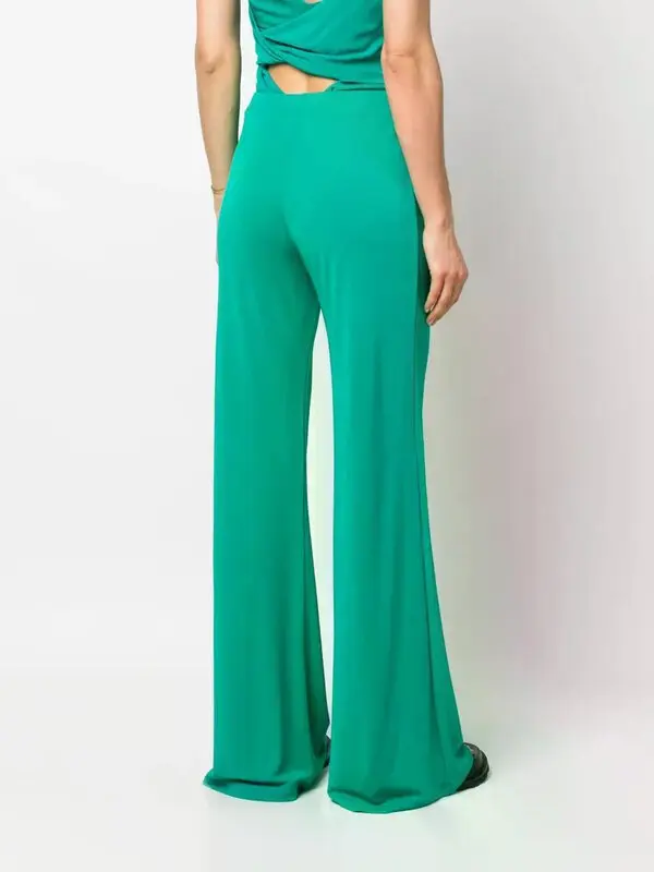 Alberta Ferretti High-waisted Flared Trousers