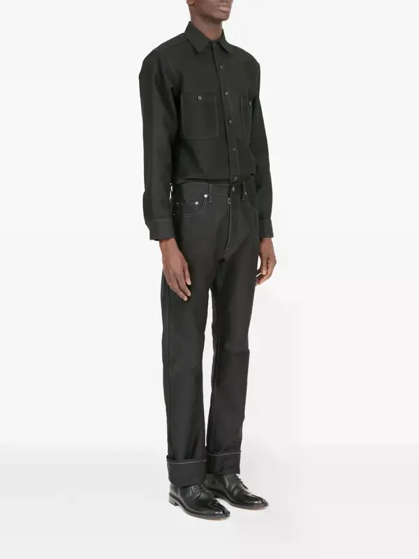 MAISON MARGIELA Four-stitch Satin Trousers