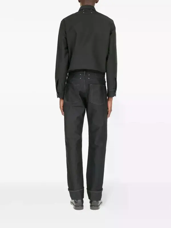 MAISON MARGIELA Four-stitch Satin Trousers