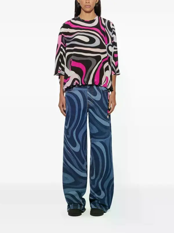 Emilio Pucci Marmo Blouse