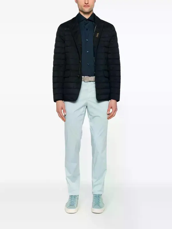 BARBA NAPOLI Spread-collar Shirt - Blue