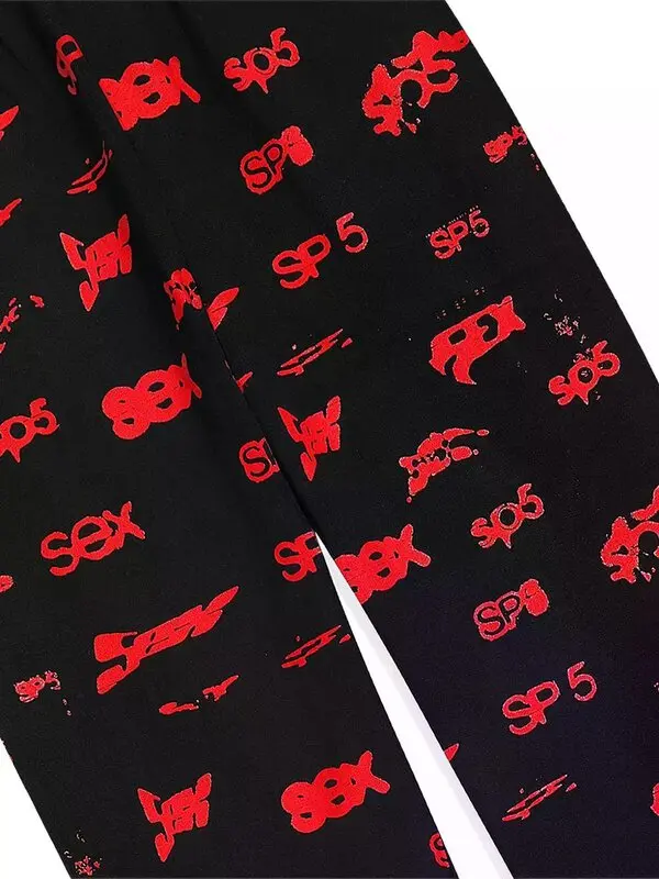 SP5DER Graphic-print Track Pants
