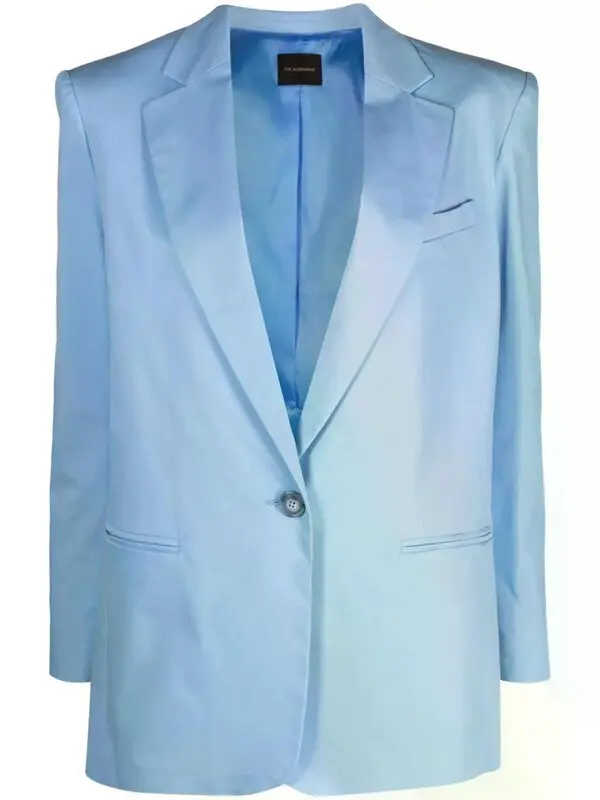 Andamane Guia Oversized Single-breasted Blazer - Blue