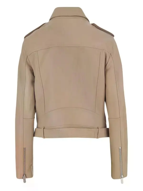 Pinko Leather Biker Jacket