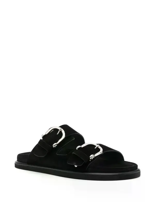 P.a.r.o.s.h Suede Flat Sandals