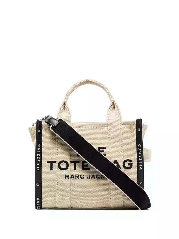 Marc Jacobs The Jacquard Small Tote Bag - Neutrals