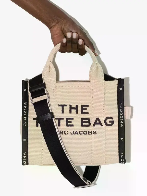 Marc Jacobs The Jacquard Small Tote Bag - Neutrals