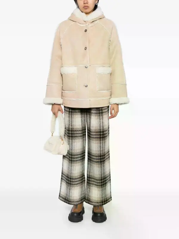 B+AB Check Tucked Trousers