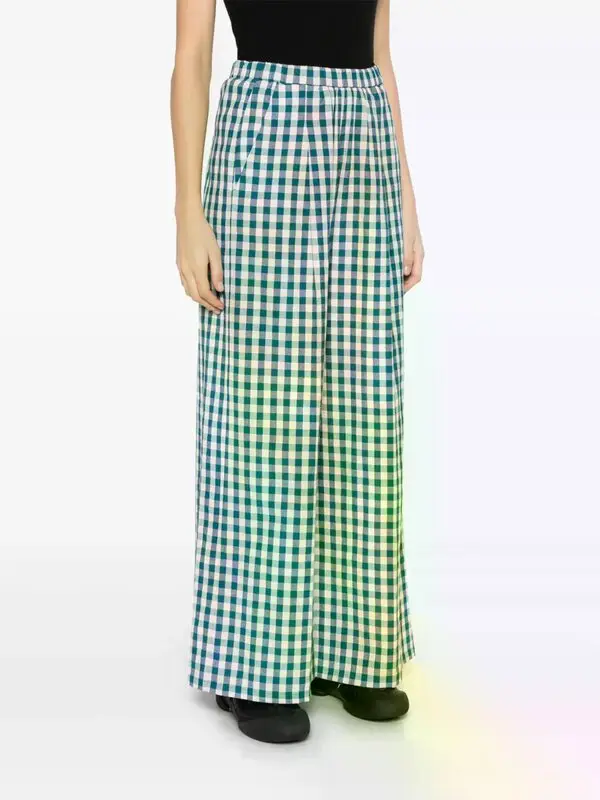 FORTE_FORTE Check-pattern Trousers