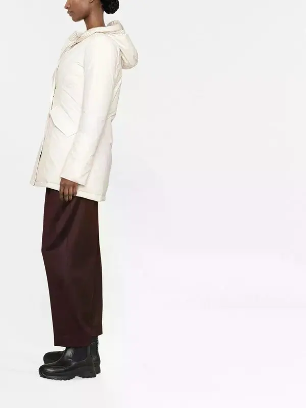 Woolrich Hooded Duck Feather Coat