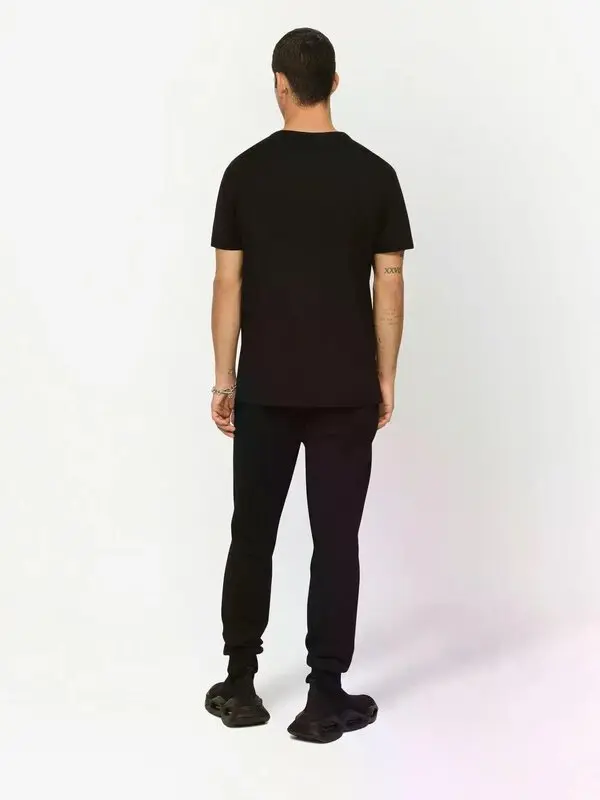 Dolce & Gabbana Logo Patch Track Pants - Black