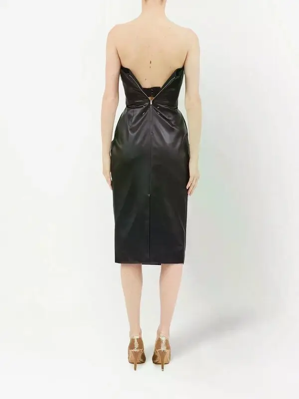 MAISON MARGIELA Cintzed Satin Midi Dress