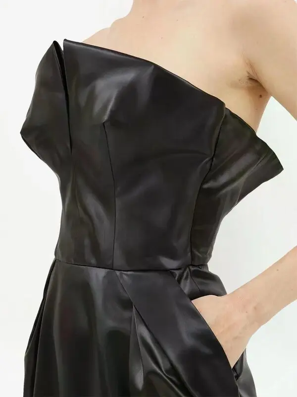MAISON MARGIELA Cintzed Satin Midi Dress