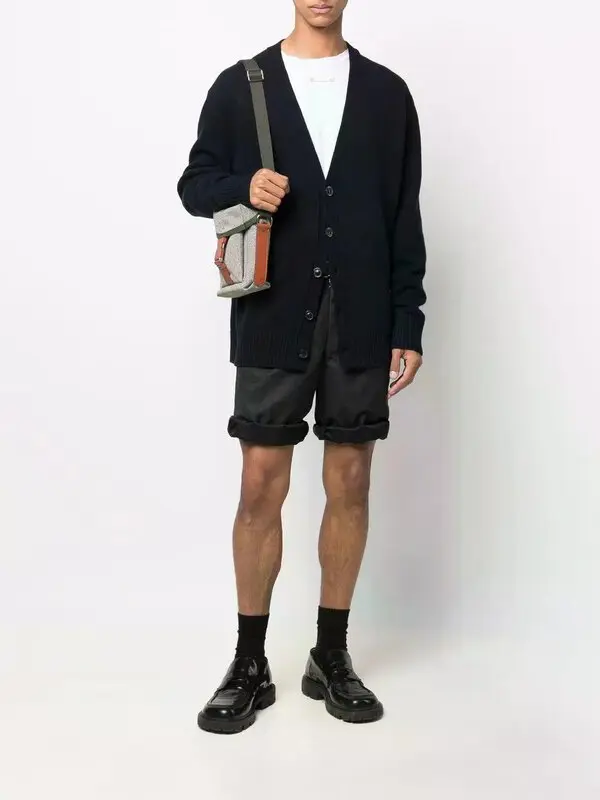 MAISON MARGIELA Oversized Knit Cardigan - Blue