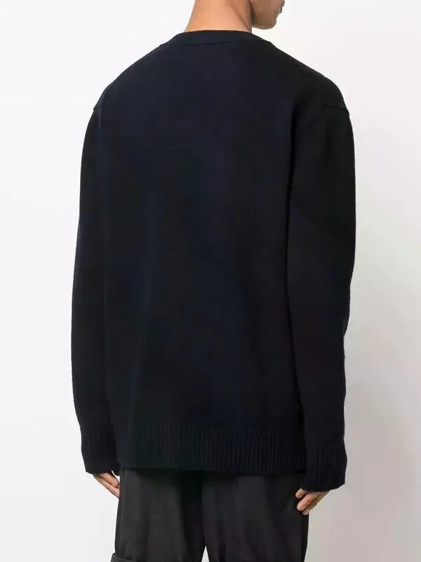 MAISON MARGIELA Oversized Knit Cardigan - Blue