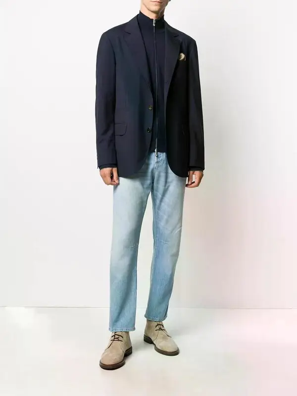 Brunello Cucinelli High-neck Zip-through Sweater