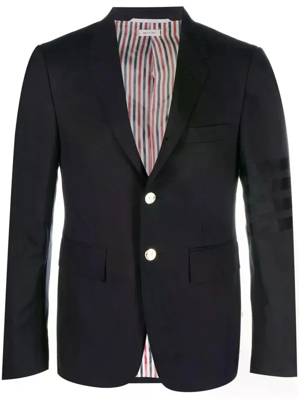 Thom Browne Signature-stripe Single-breasted Blazer