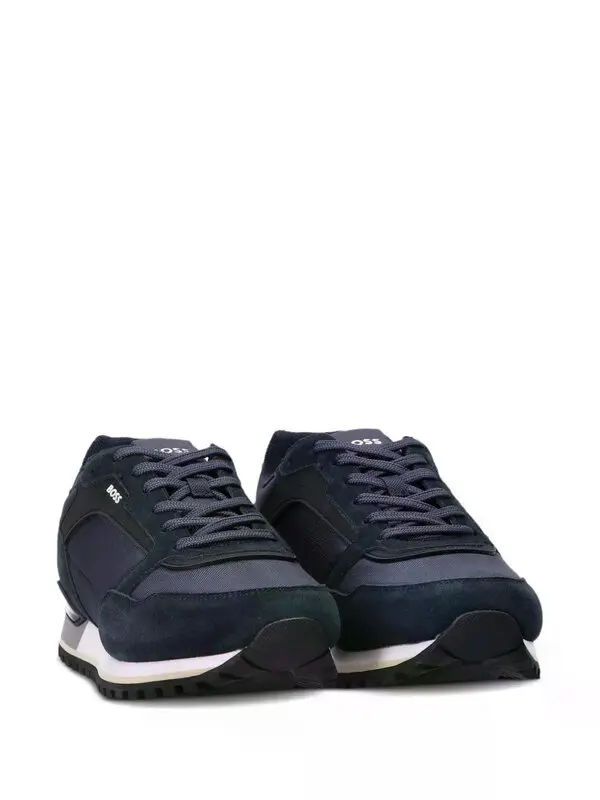 BOSS Suede-trimmed Mesh Sneakers