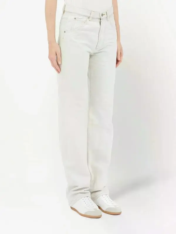 MAISON MARGIELA Ice Cotton Denim Straight Leg Jeans
