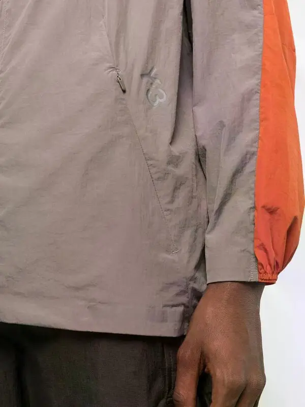 Y3 Colour-block Hooded Jacket