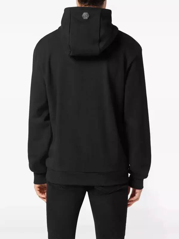Philipp Plein Skull-print Cotton Hoodie