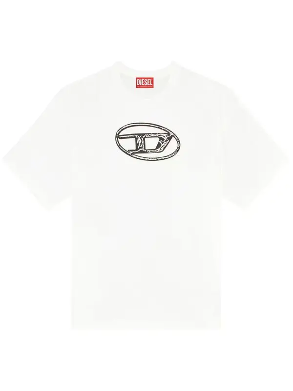 DIESEL® T-boxt-q22 Cotton T-shirt - White