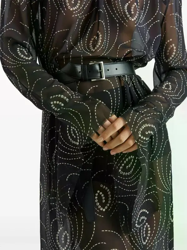 Prada Printed Georgette Dress