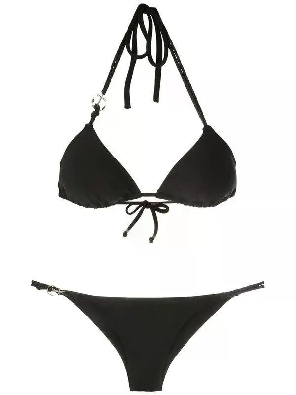 AMIR SLAMA Triangle Bikini Set - Black