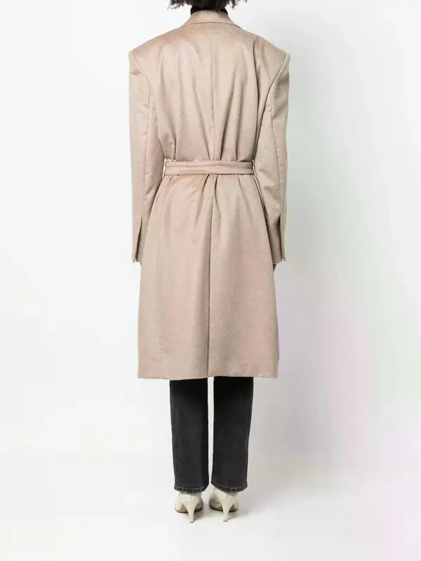 ALMAZ Double-breasted Belted Coat