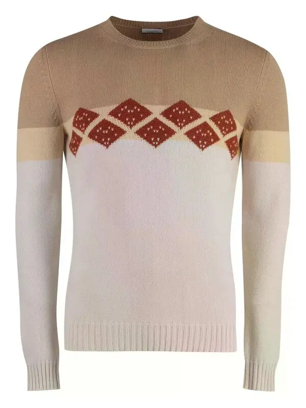 Malo Sweater With Diamond Pattern