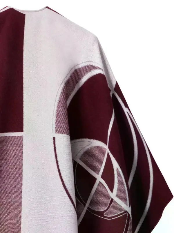 La DoubleJ Logo-print Cape
